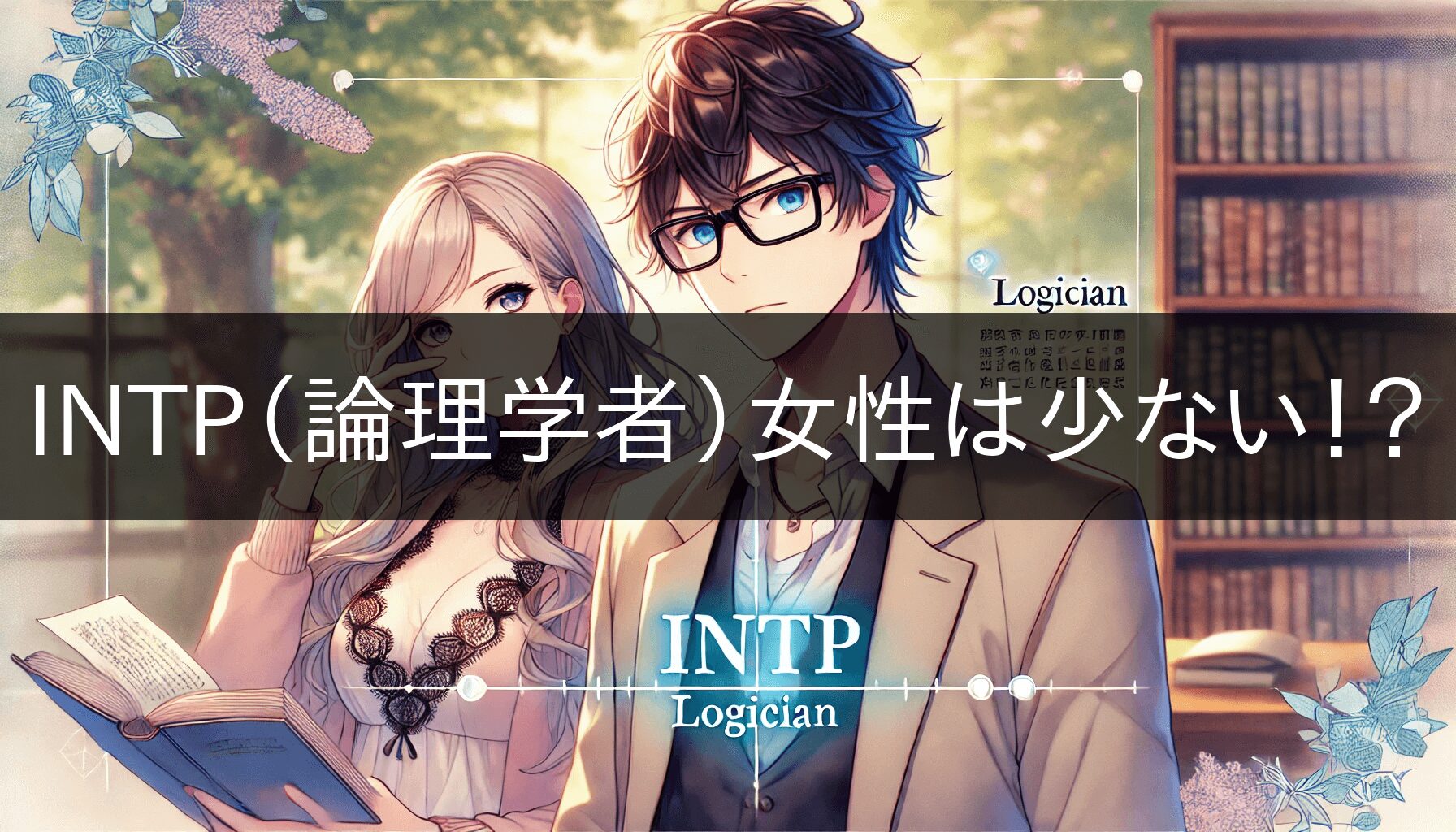 INTP（論理学者）女性が少ない理由とその魅力を徹底解説｜16タイプの恋愛ラボ