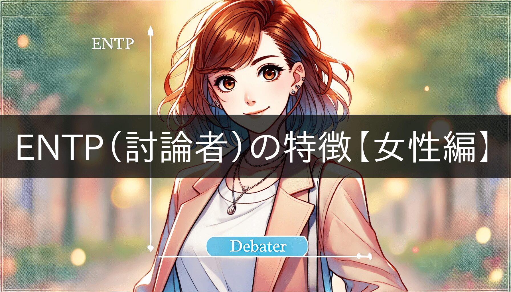 ENTP（討論者）の特徴｜女性が持つ魅力と性格の独自性を解説｜16タイプの恋愛ラボ
