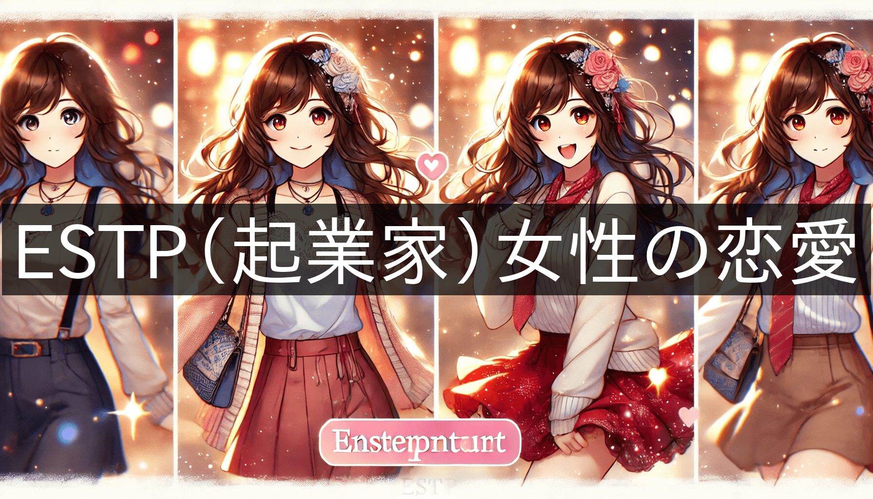 ESTP（起業家）女性が恋愛で輝くための秘訣と注意点｜16タイプの恋愛ラボ