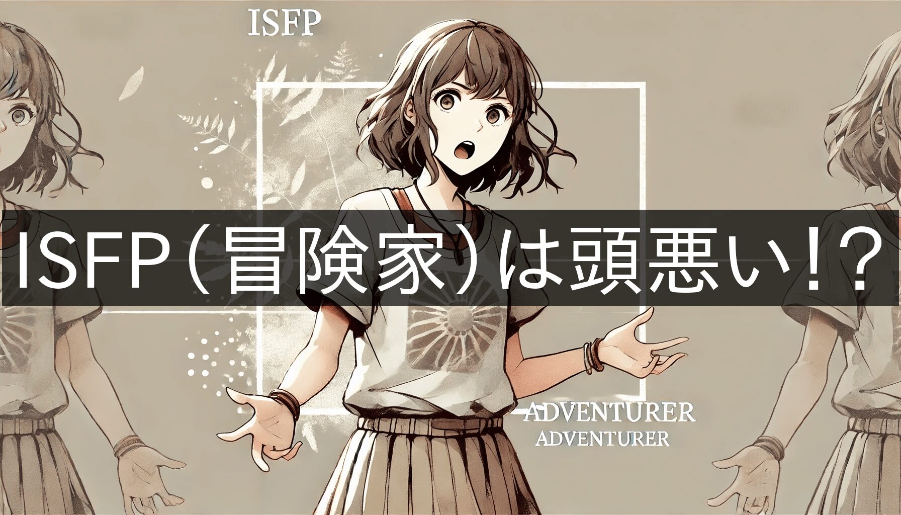 ISFP（冒険家）は頭悪い？真実と改善策を解説します｜16タイプの恋愛ラボ