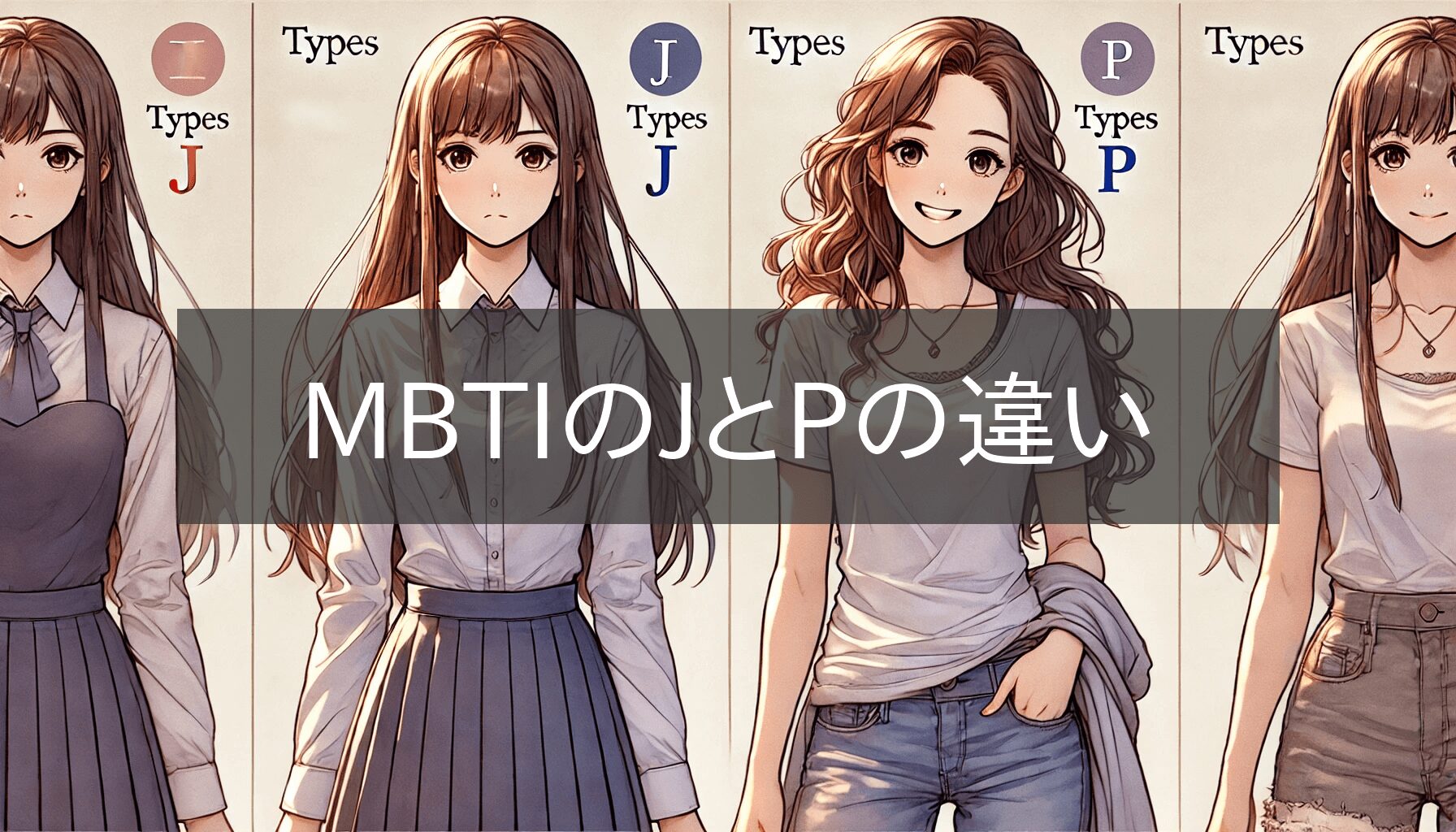 MBTIのJとPの違いとは？計画派と柔軟派の特徴を徹底比較｜16タイプの恋愛ラボ